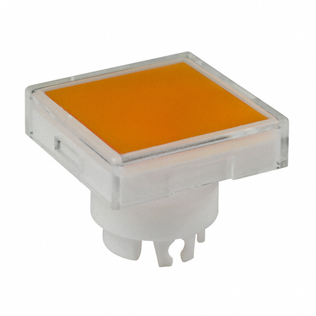 CAP PUSHBUTTON SQUARE CLR/AMBER | eBay